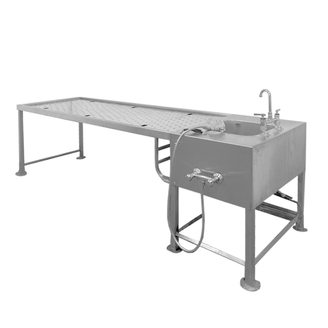 Embalming Station with Sink