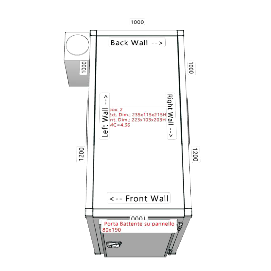 3 Body Front Loading Mortuary Chamber| Mortuary Equipment Direct UK