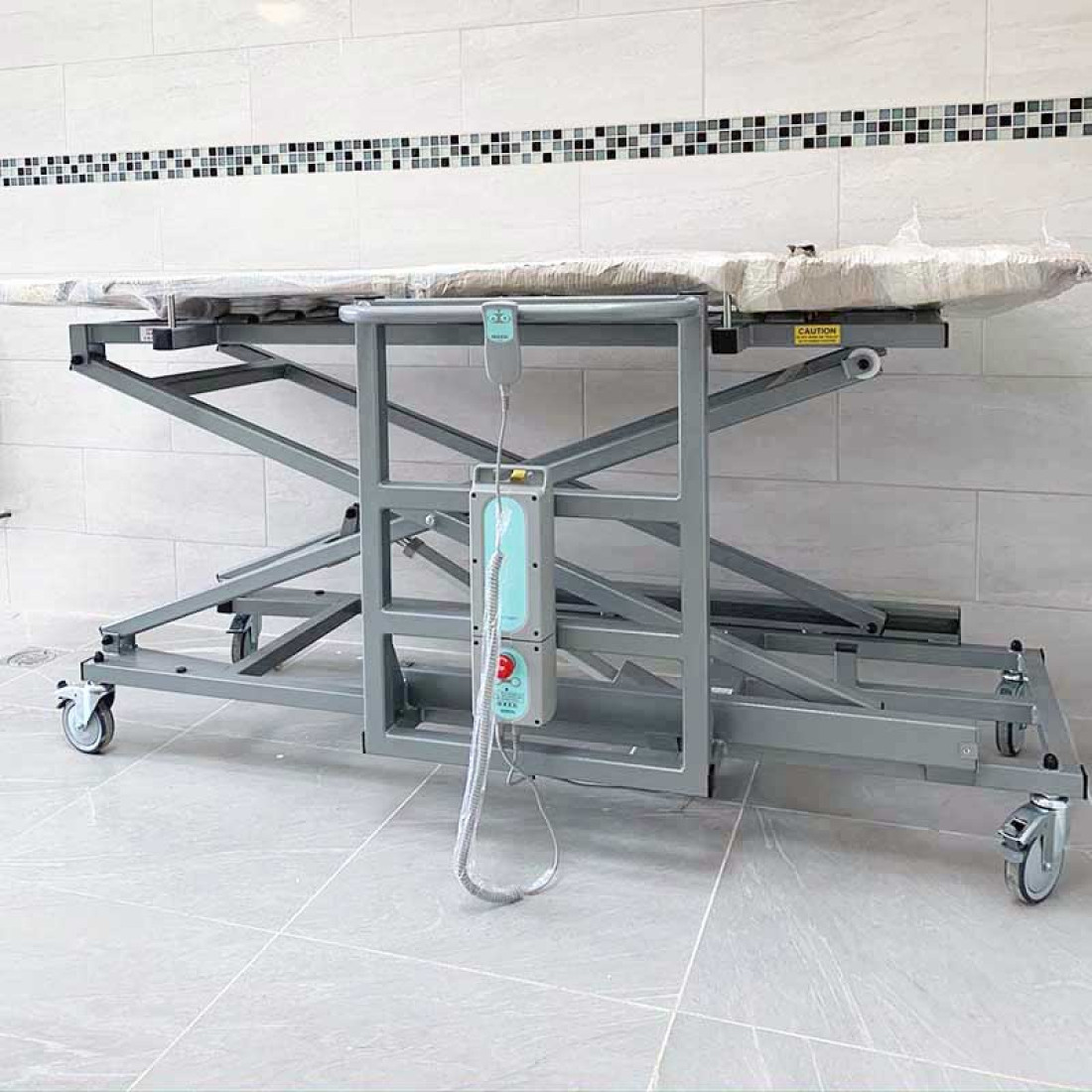 Electric Operated Side Loading Mortuary Trolley