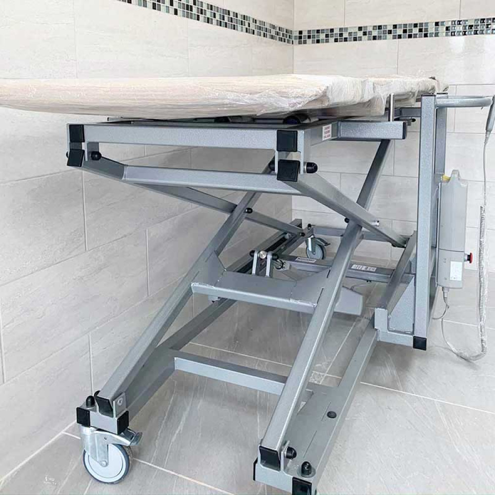 Electric Operated Side Loading Mortuary Trolley