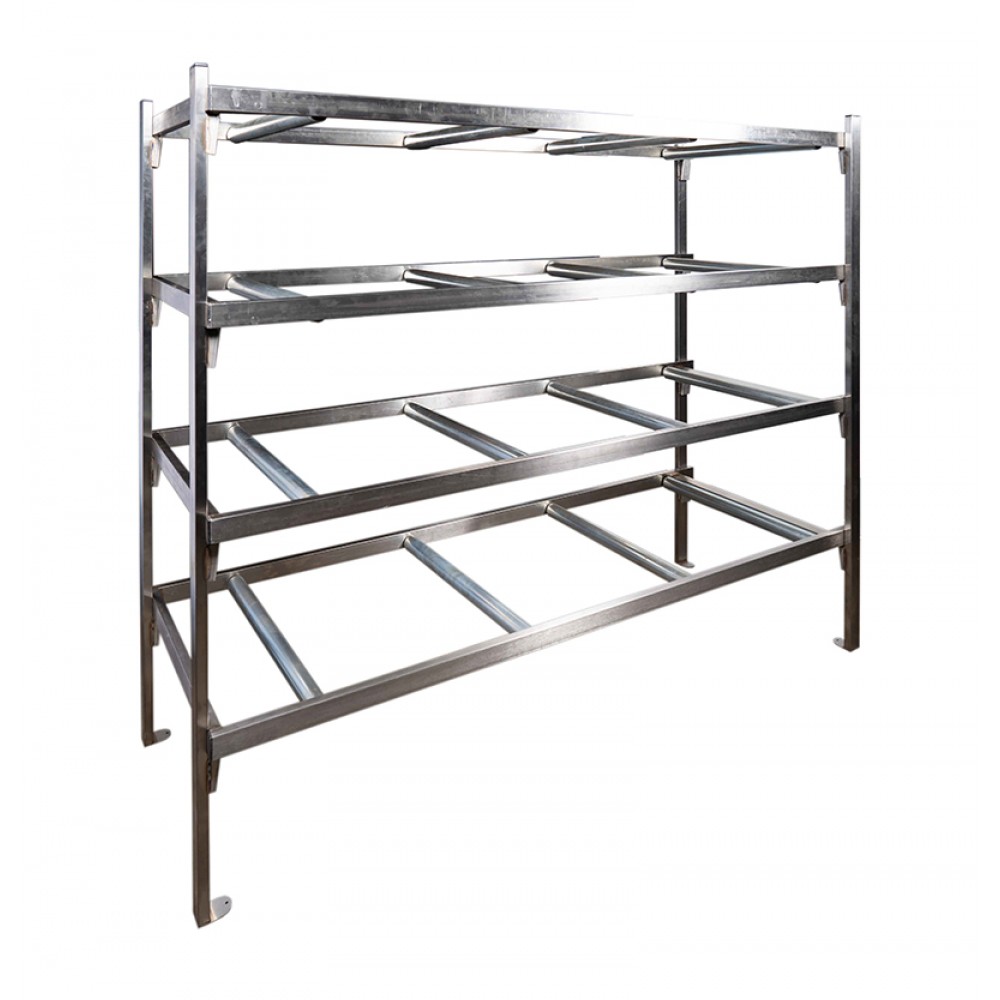 4-Tier Front Loading Standard Racking | Mortuary Equipment Direct