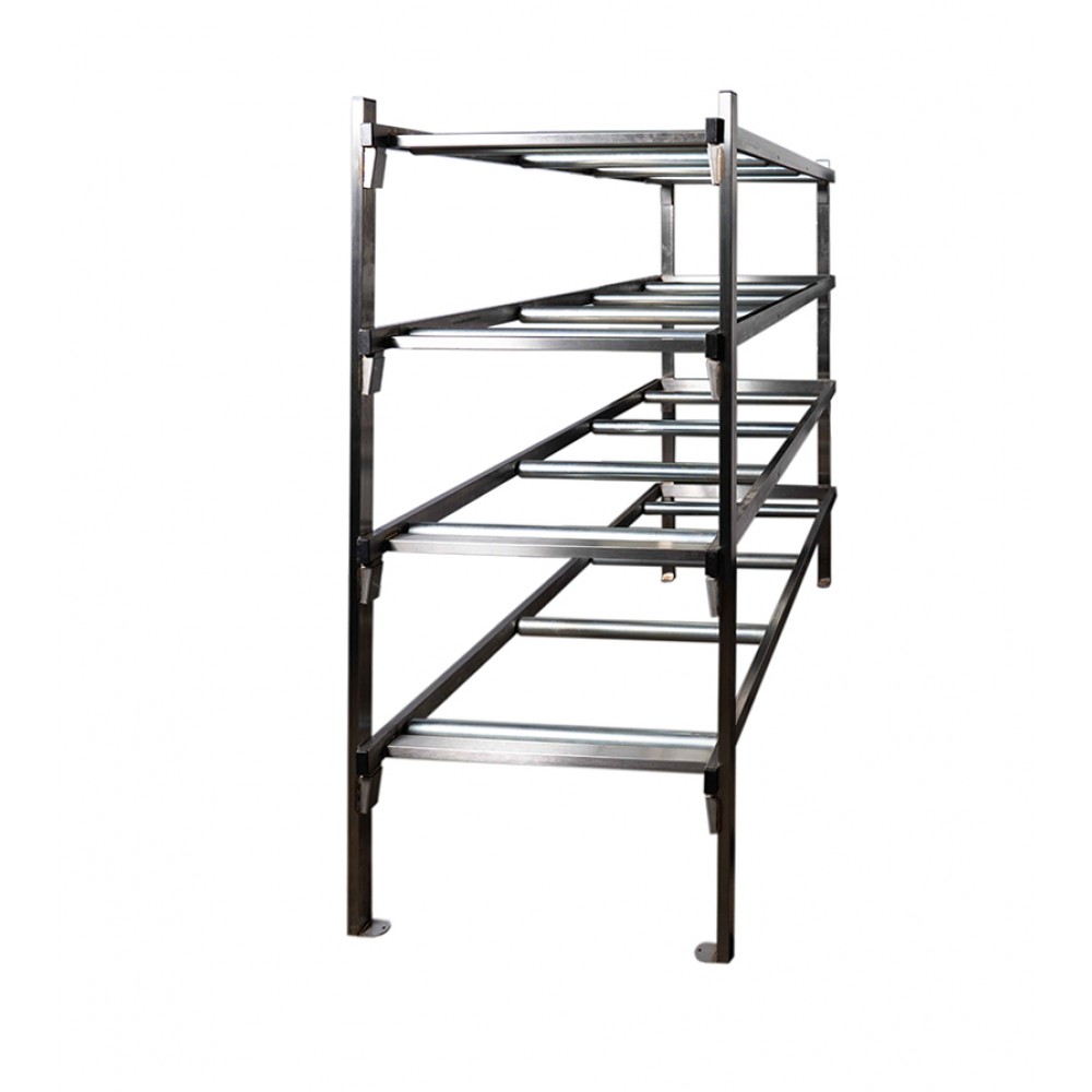 4-Tier Front Loading Standard Racking | Mortuary Equipment Direct